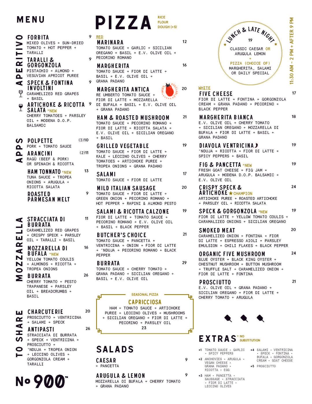 menu – no900ontario